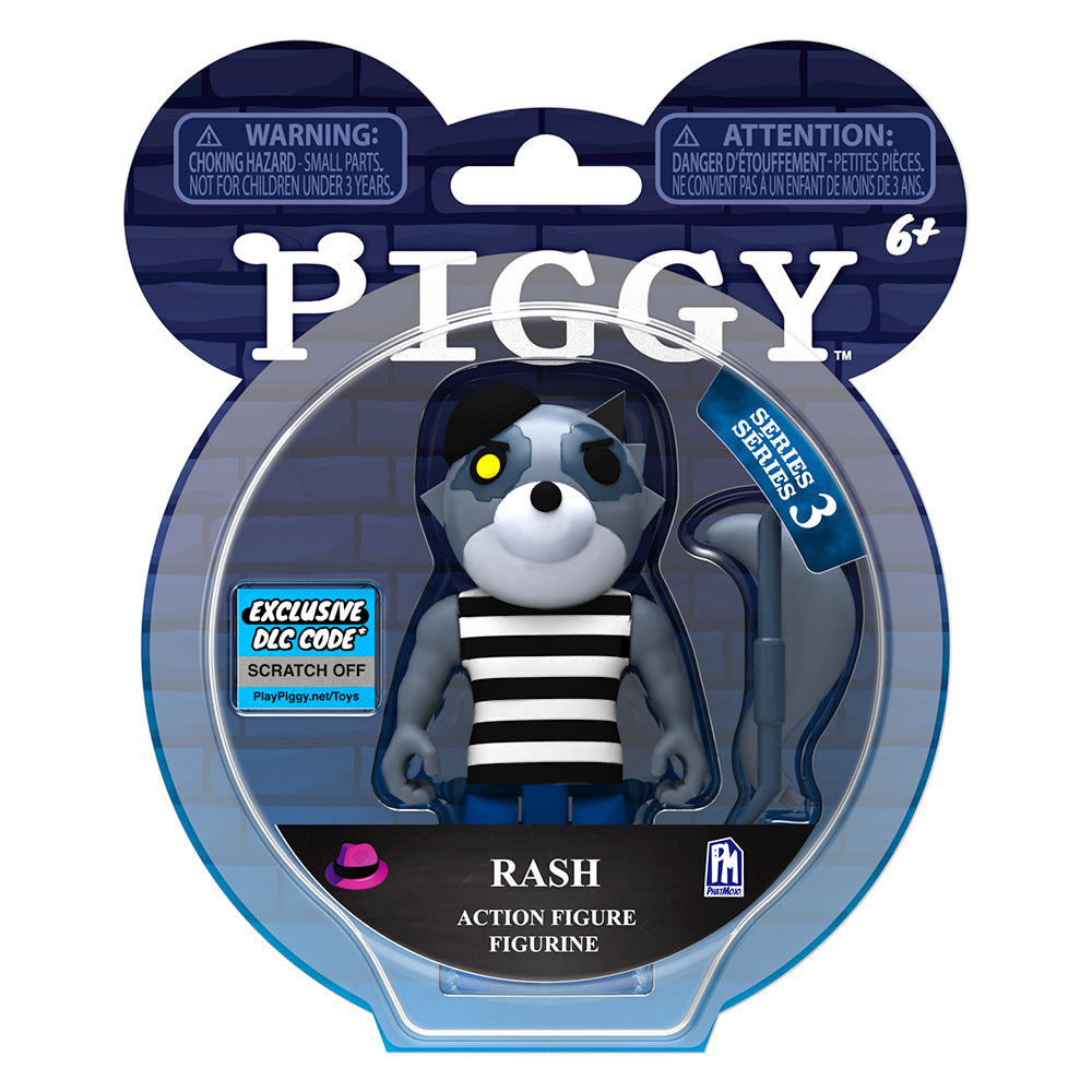 PIGGY Official Store - PIGGY - Rash Action Figure (3.5" Buildable Toy w ...