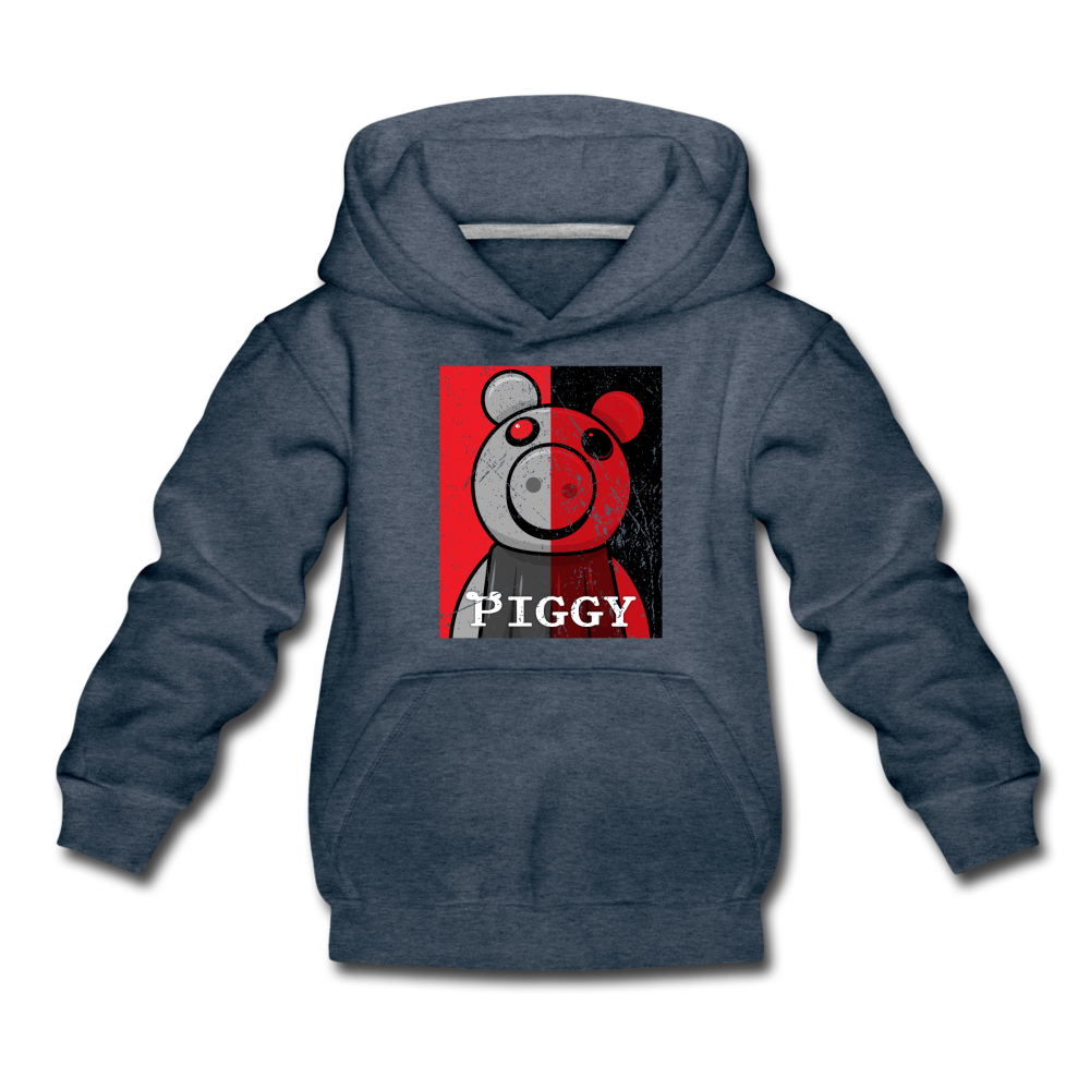 PIGGY Official Store - Split-Face Distressed [Exclusive] Hoodie (Youth)